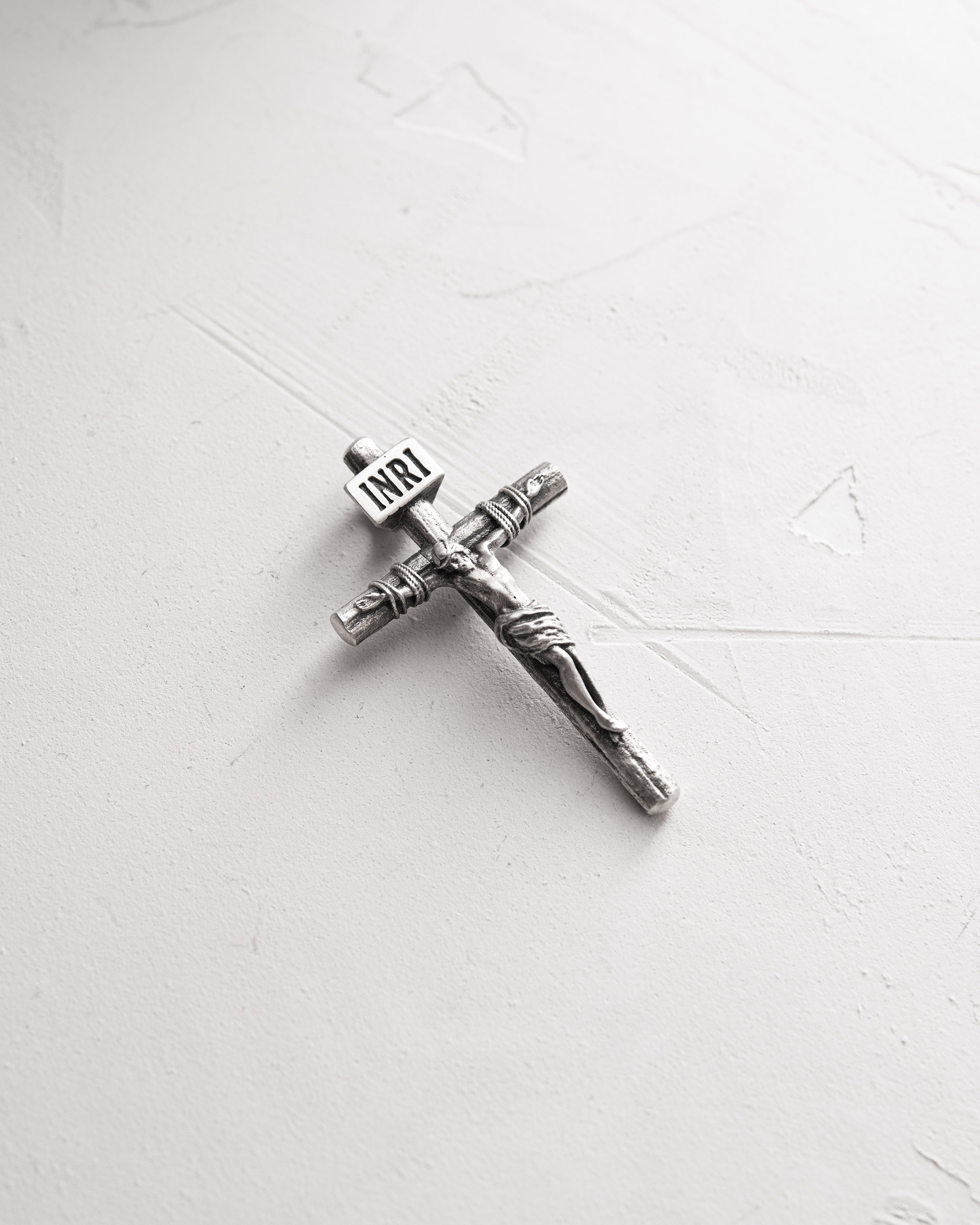 Silver cross CRUCIFIXION of JESUS CHRIST. INRI mini. Price ₴ 1 890. Buy ...