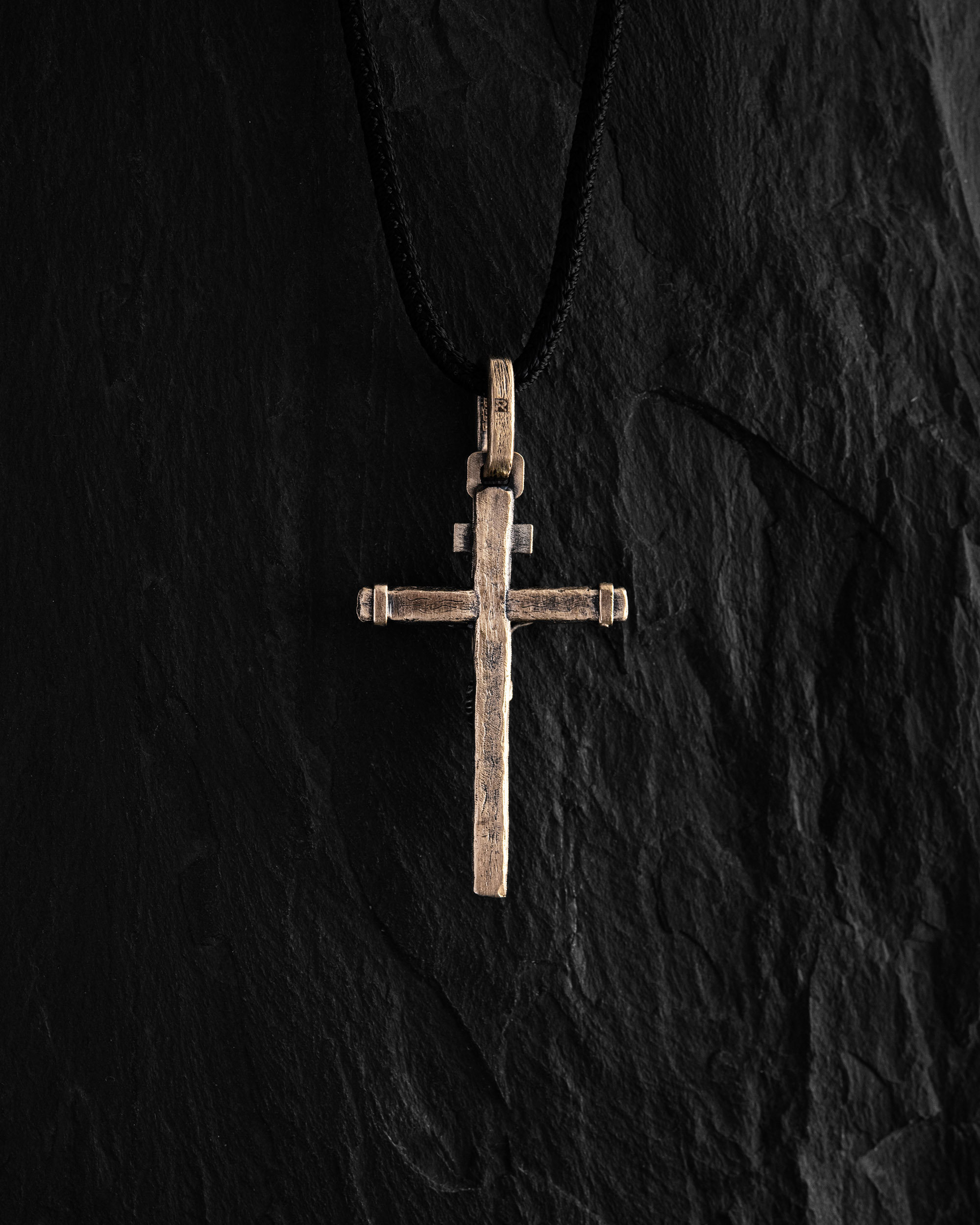 Cross CRUCIFIXION of JESUS. INRI (14k yellow gold). Price ₴ 59 350. Buy ...