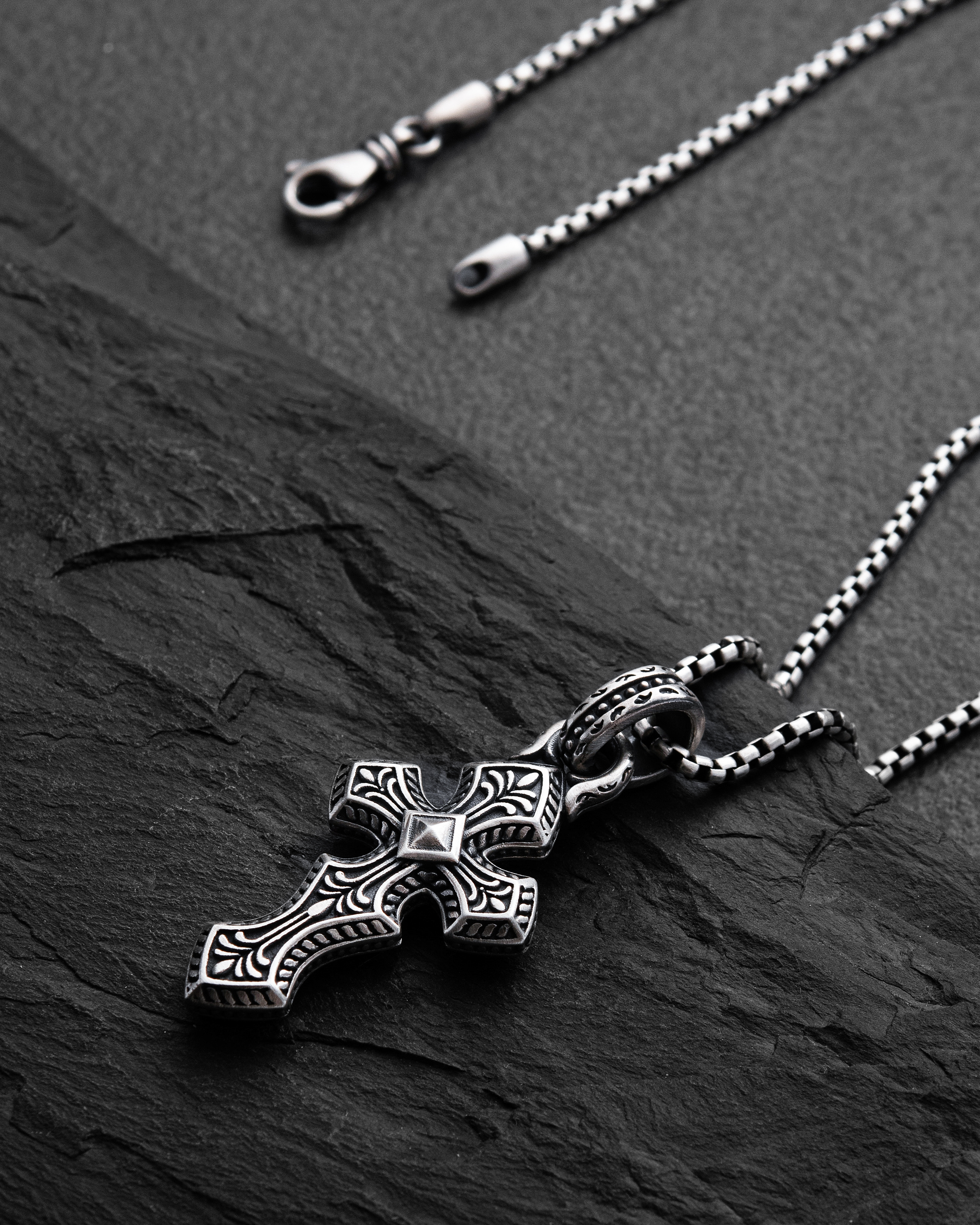 Серебряный крес INITIUM ET FINIS. Цена ₴ 9240. Купить в Киеве и Украине ...